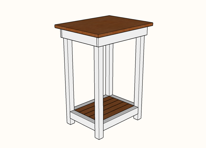 DIY simple nightstand plans » Famous Artisan