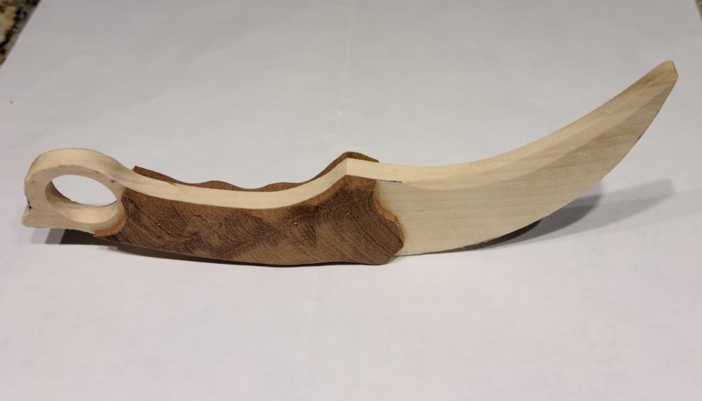 A quick wooden karambit (knife) » Famous Artisan