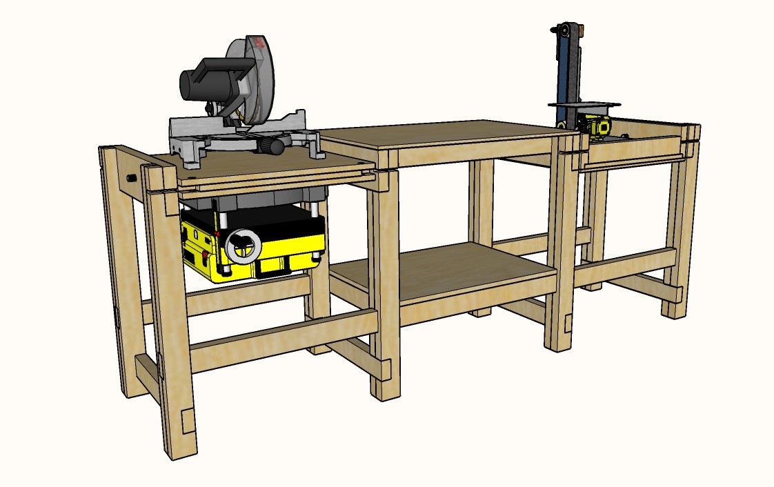 Flip Top workbench plans DIY » Famous Artisan