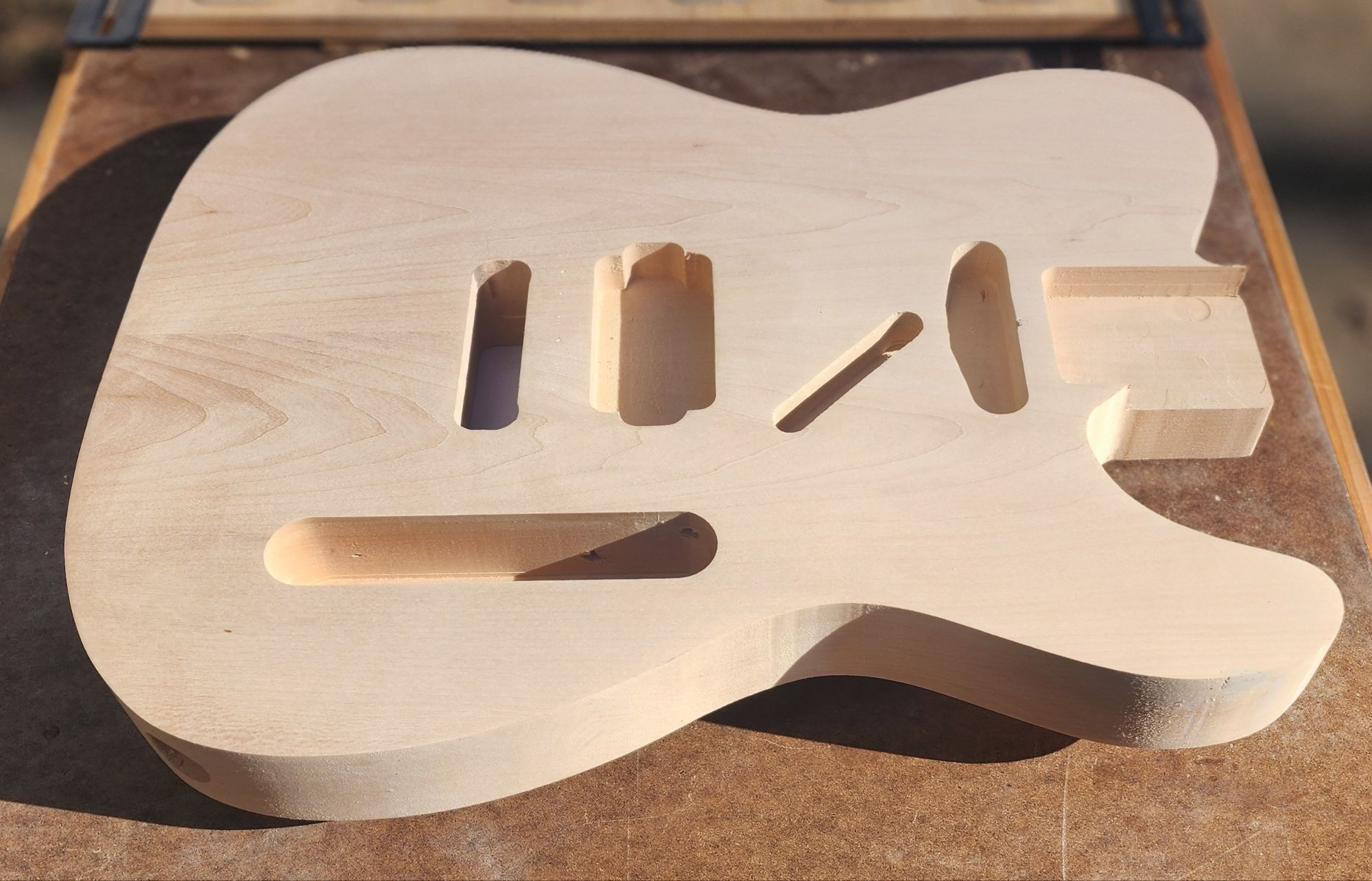My first guitar body build: a custom telecaster » Famous Artisan