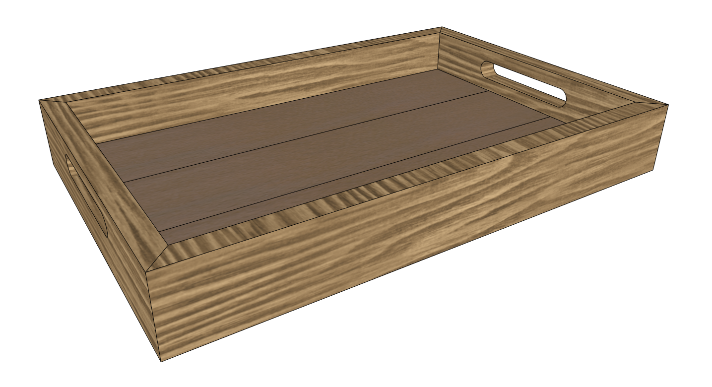 DIY Serving Tray with Handles » Famous Artisan