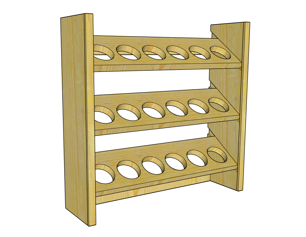 DIY Spray Paint Can Rack Plans » Famous Artisan