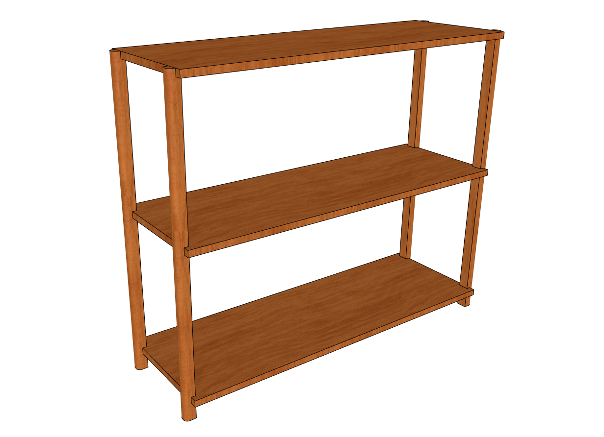 DIY Modern Freestanding Shelves Plan » Famous Artisan